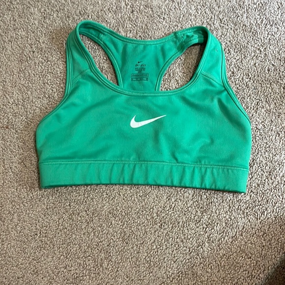 Nike | Intimates & Sleepwear | Green Nike Sports Bra | Poshmark